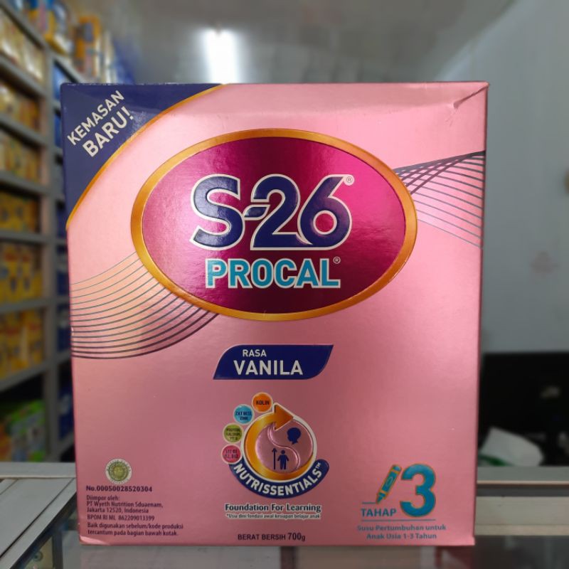 Jual S-26 Procal Reg 700gr Vanila s26 Procal Box Vanila 700g | Shopee ...
