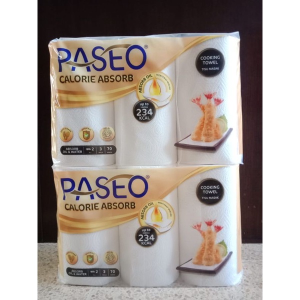 Jual Tissue Paseo Kitchen Towel/Tissue Dapur/Tissue serap minyak /Paseo ...