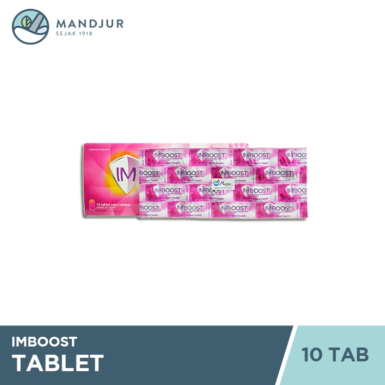 Jual Imboost Tablet Strip Isi 10 - Vitamin Penambah Sistem Imun ...