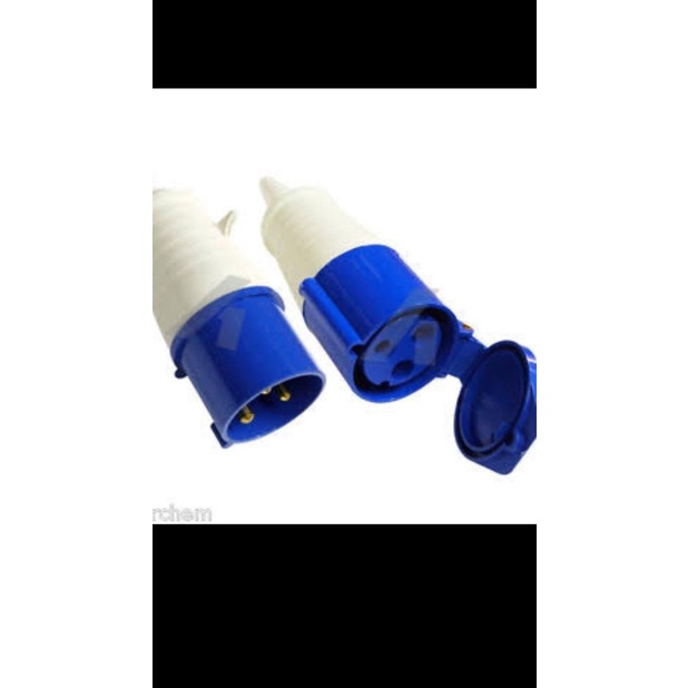 Jual plug socket industri mobile mounting 3 pin 16A IP44 set cina ...