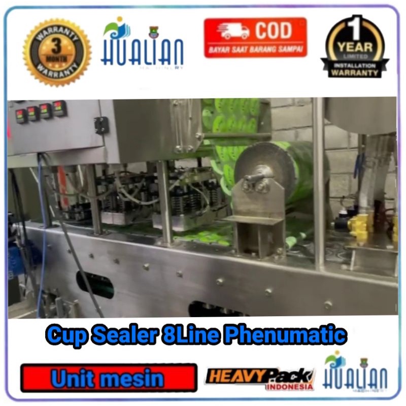 Jual Mesin Cup Sealer AMDK 8Line Phenumatic Lokal | Shopee Indonesia