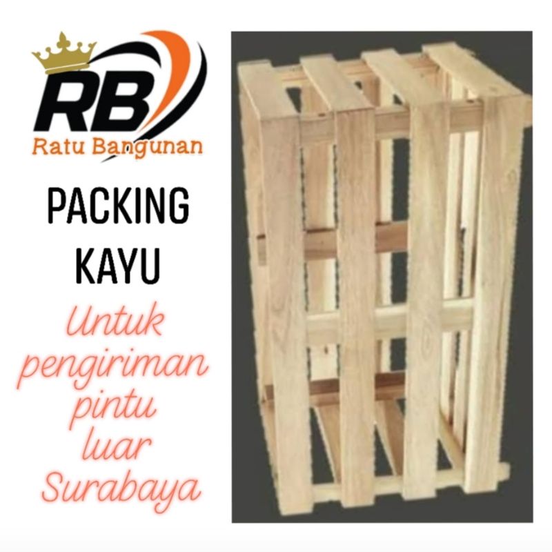 Jual Packing Kayu Pintu (muat max 6 pintu PVC/ 10 pintu galvalum ...