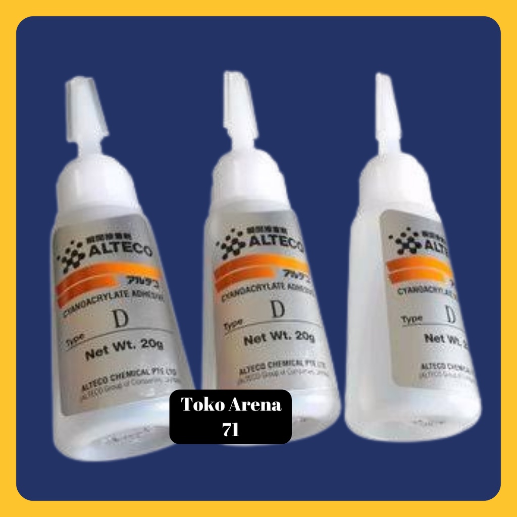 Jual Lem Alteco Botol Japan Lem Tipe Type D Cor 20g 20 gr | Shopee Indonesia