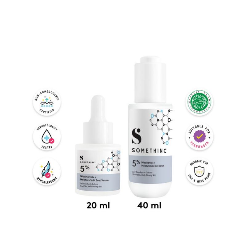 Jual SOMETHINC 5% Niacinamide + Moisture Sabi Beet Serum | Shopee Indonesia