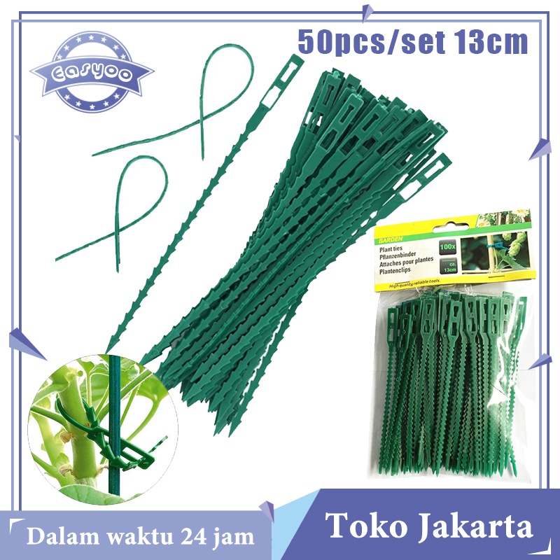 Jual 50pcs Tali Pengikat Tanaman 13cm Tali Kabel Tie Pengikat Bahan ...
