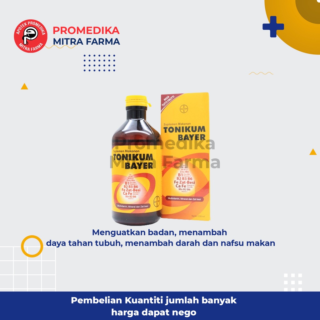 Jual Tonikum Bayer Syrup / Botol / Multivitamin Daya Tahan Tubuh ...