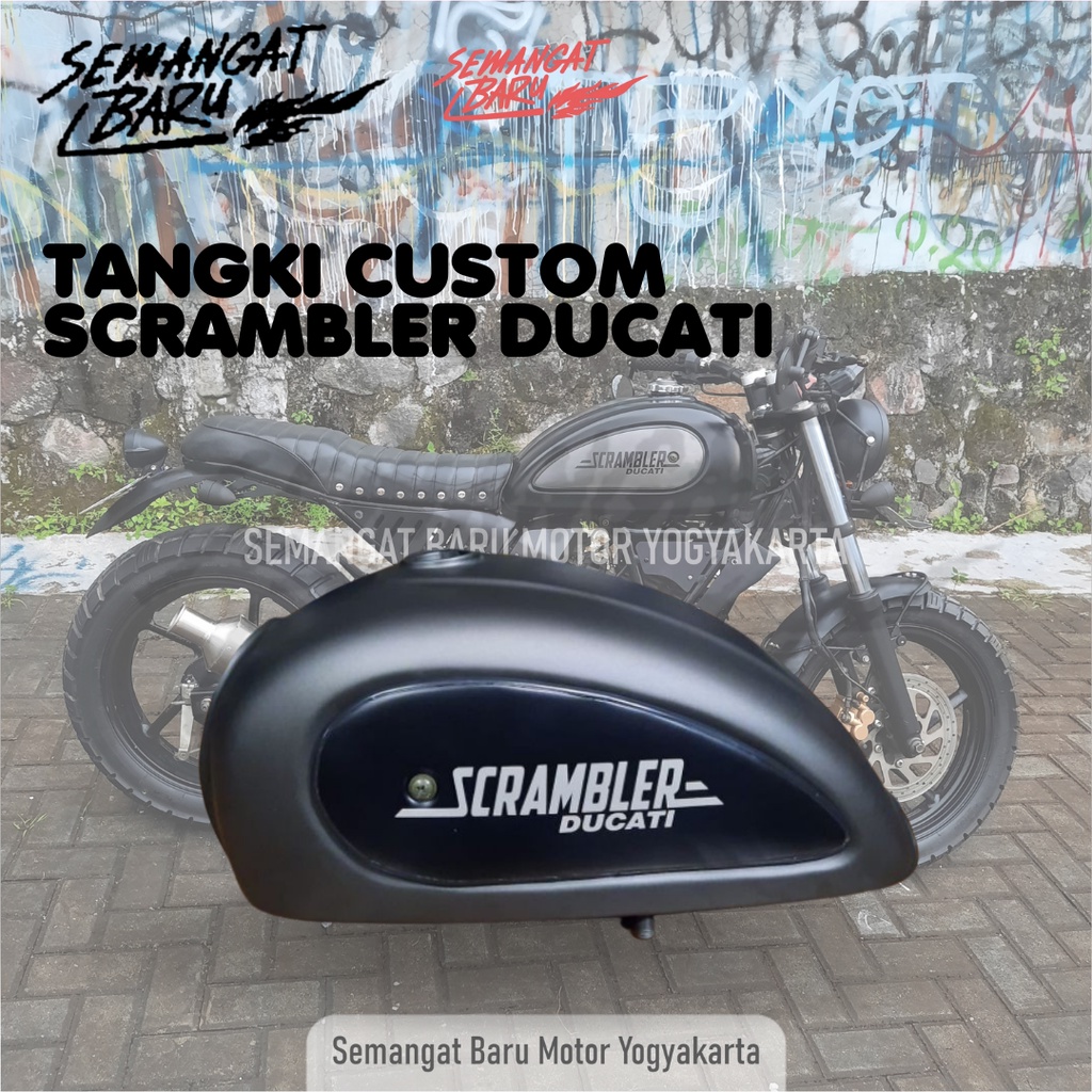 Jual TANGKI DUCATI SCRAMBLER MODEL PANEL BAHAN GALVANIS MEGAPRO ...