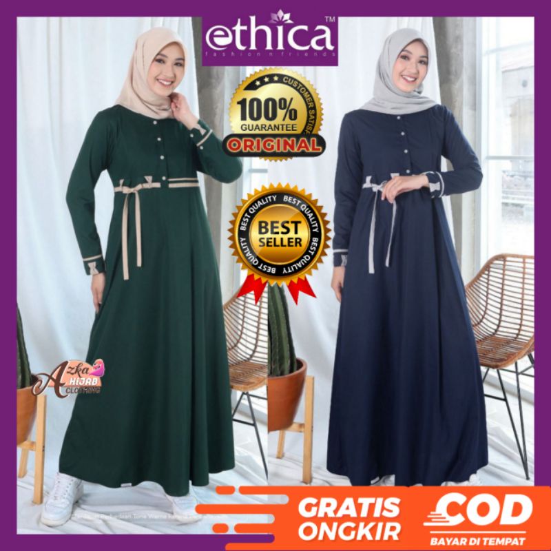Jual GAMIS ETHICA AYUMI 273 / BAJU GAMIS TERBARU 2023 / DRESS MUSLIM ...