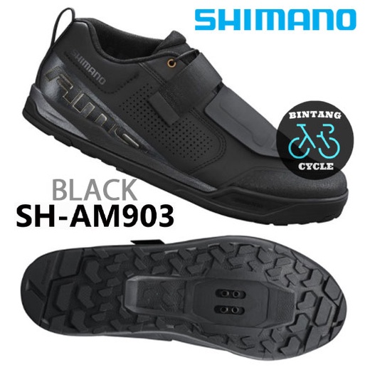 Jual SEPATU SHIMANO AM9 SH-AM903 BLACK - Sepatu Cleat MTB | Shopee ...