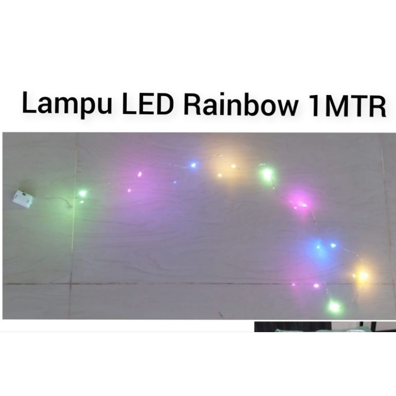Jual Lampu Tumblr Kawat/Lampu LED Rainbow 1 Meter | Shopee Indonesia