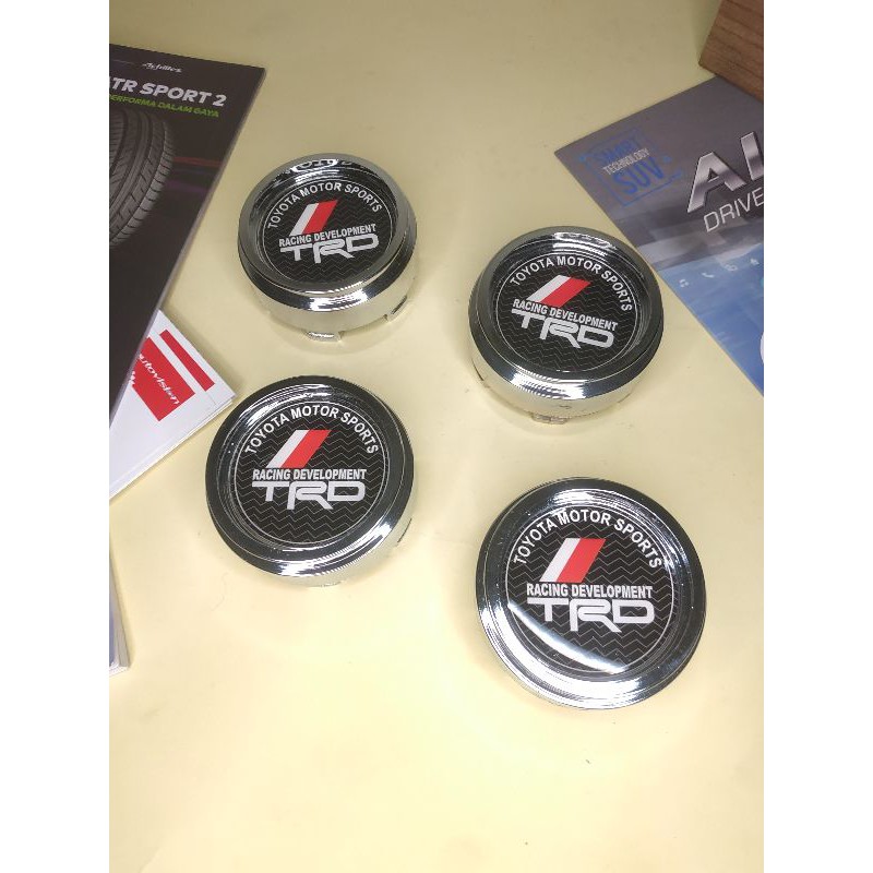 Jual DOP VELG RACING UNIVERSAL TRD 6.5 CM 6 PIN | Shopee Indonesia