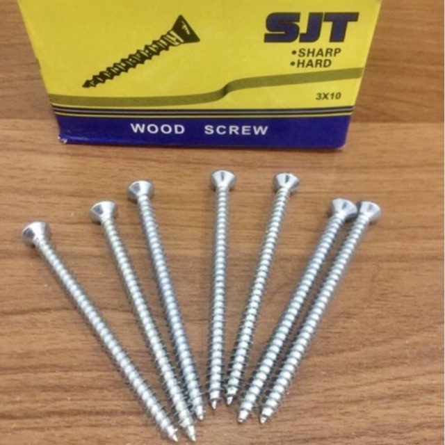 Jual SJT Sekerup kayu 3x10 sjt skrup kayu sekrup kayu 3 x 10 baut ...