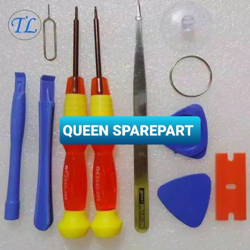 Jual TOOLSET OBENG SETT 10 IN 1 ALAT BUKA LCD TOUCHSCREEN CASING ...