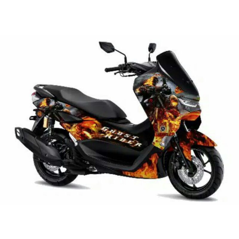 Jual Decal sticker nmax motif ghost rider full body | Shopee Indonesia