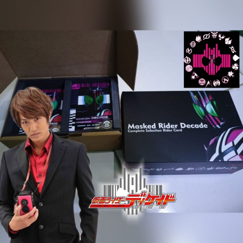 Jual Box Kartu Kamen Rider Decade dan 230 Kartu CSM Ver 2 | Shopee Indonesia
