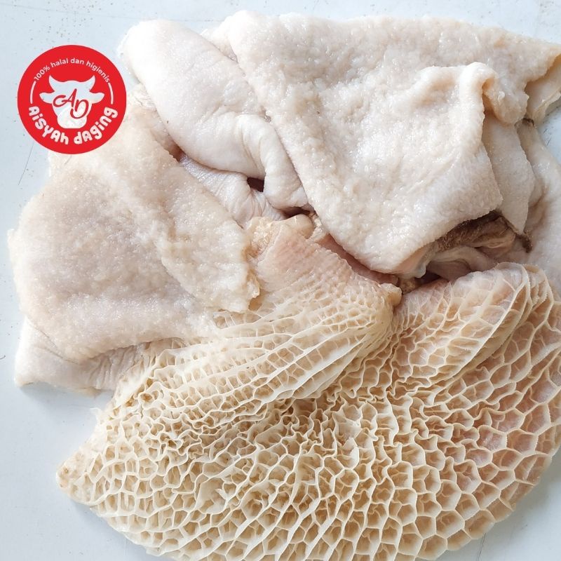 Jual Babat Sapi Putih 500 gram | Aisyah Daging | Shopee Indonesia