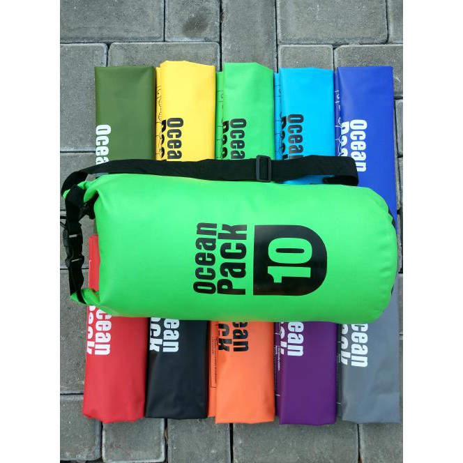 Jual Waterproof Bag 10 Liter Merk Ocean Pack | Shopee Indonesia