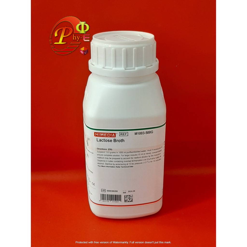 Jual Lactose Broth / Lactosa Broth / Laktosa Broth / Media LB Himedia ...