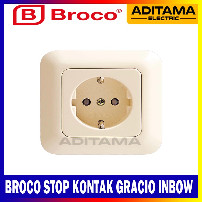 Jual STOP KONTAK BROCO GRACIO IB-4151/ BROCO GRACIO STOP KONTAK INBOW ...