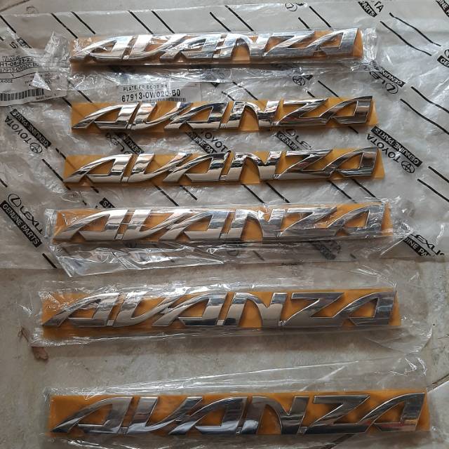 Jual Logo emblem tulisan AVANZA all new avanza 2012 - 2018 original ...