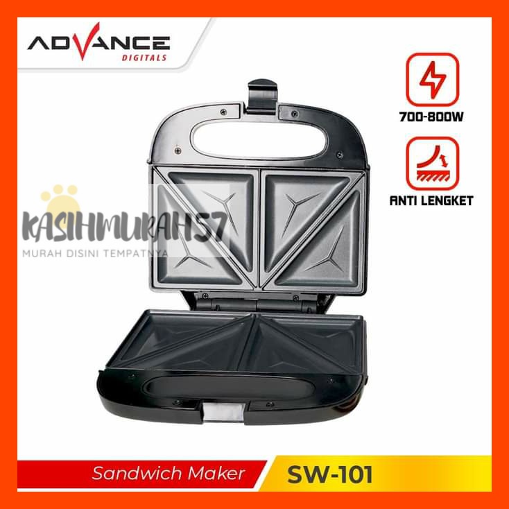 Jual SANDWICH TOASTER MAKER ADVANCE / PANGGANGAN ROTI / ADVANCE SW-101 ...