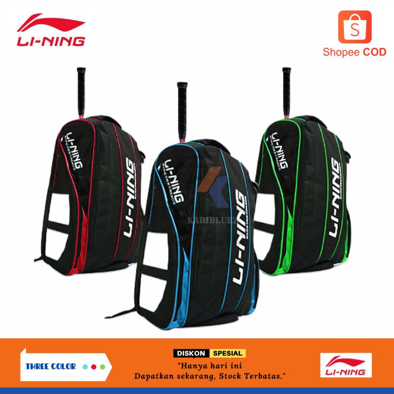 Jual Tas Badminton Raket Thermoguard l Tas Raket Bulu Tangkis l Ransel ...