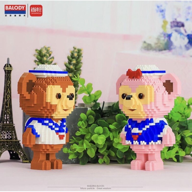 Jual Nano Block / Balok / Blok / Bricks / Lego Duffy Bear and Shellie ...