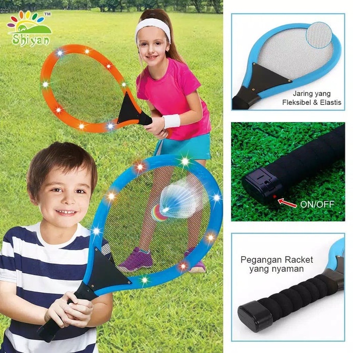 Jual Tenis-Raket-Grip- Mainan Anak Olahraga Tennis Sport Set Raket Bola ...