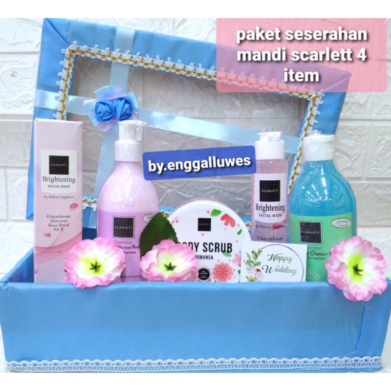 Jual PAKET SESERAHAN MANDI SCARLETT/PAKET HANTARAN SCARLETT Original ...