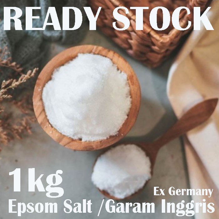 Jual Epsom Salt 1kg / Garam Epsom / Garam Inggris 1 kg Produk Asli ...