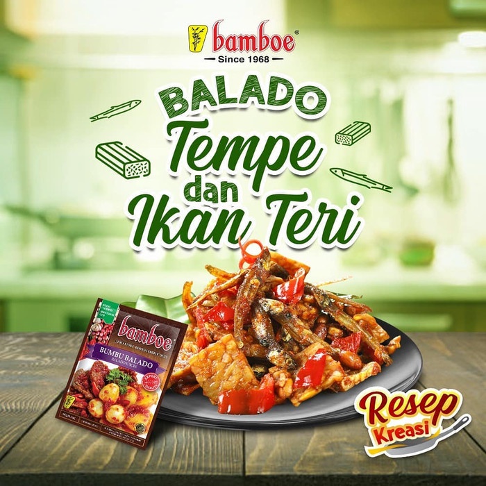 Jual Kreasi Bamboe Balado - Balado Tempe dan Ikan Teri | Shopee Indonesia