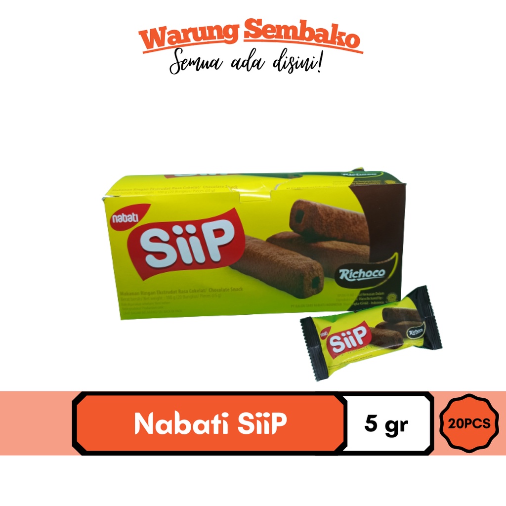 Jual Nabati SiiP 5 gr (1 Box 20 Pcs) | Shopee Indonesia