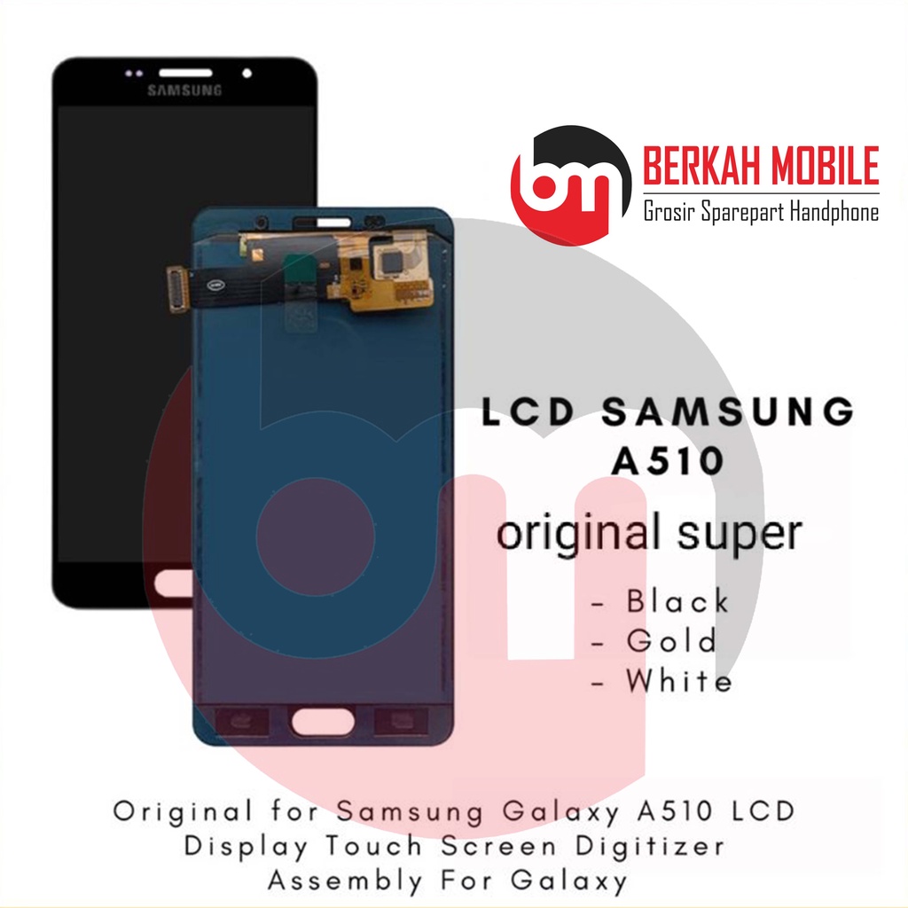Jual LCD Samsung A5 2016 LCD Samsung A510 Fullset Touchscreen Garansi ...