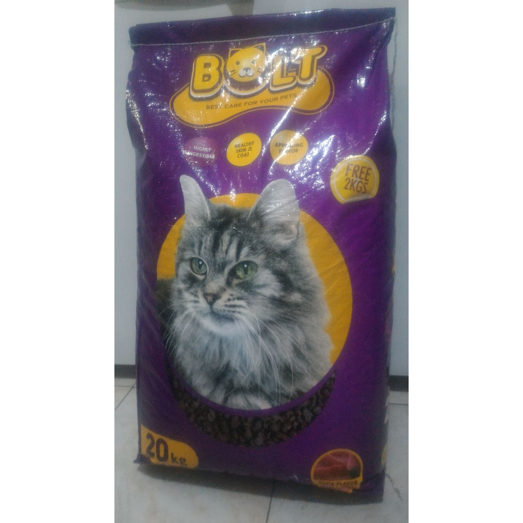 Jual Cat food Bolt tuna 20 kg 20kg catfood bentuk ikan makanan pakan ...