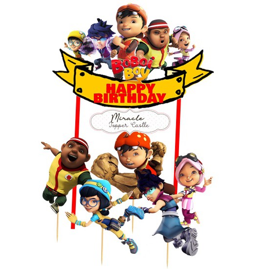 Jual BOBOIBOY CAKE TOPPER | Shopee Indonesia