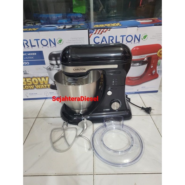 Jual Mesin Mixer Pengaduk Adonan Tepung Mie Kue CARLTON 4.5Liter(Hitam ...