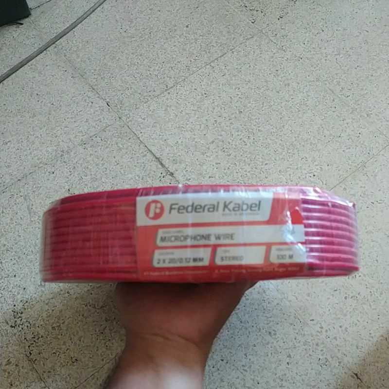 Jual Kabel Mic federal Stereo microphone harga permeter | Shopee Indonesia