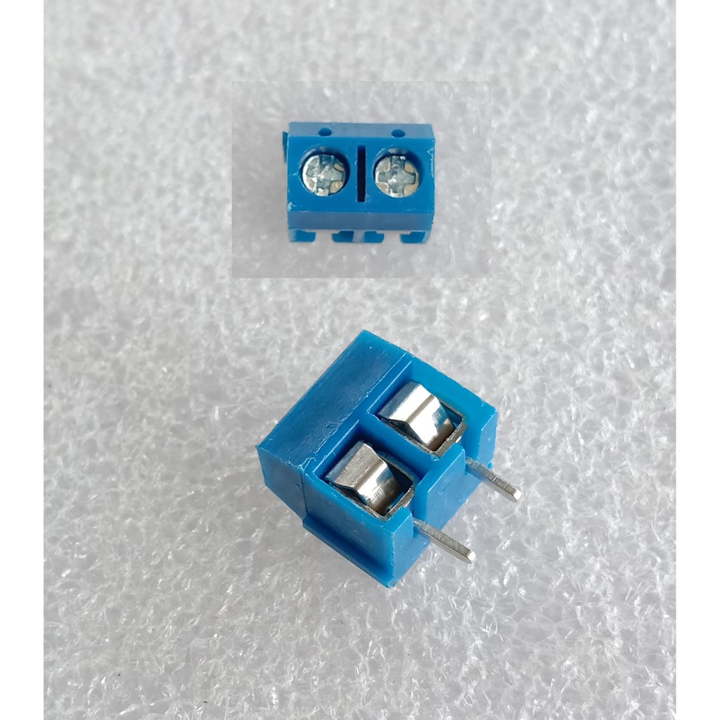 Jual Terminal Block PCB KF301 2 Pin 5.0mm | Shopee Indonesia