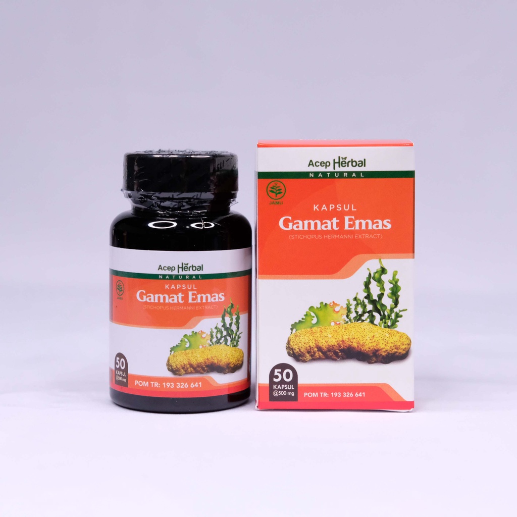 Jual Kapsul Gamat Emas Asli 100% Original BPOM Dan Halal | Shopee Indonesia