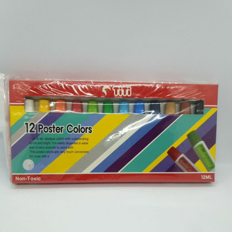Jual poster colors titi isi 12 / cat poster | Shopee Indonesia