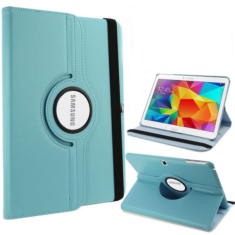 Jual Samsung Galaxy Tab 4 10.1 T530 T531 T535 Rotate Flip Case Stand Pu Leather Rotary Putar 360 ...