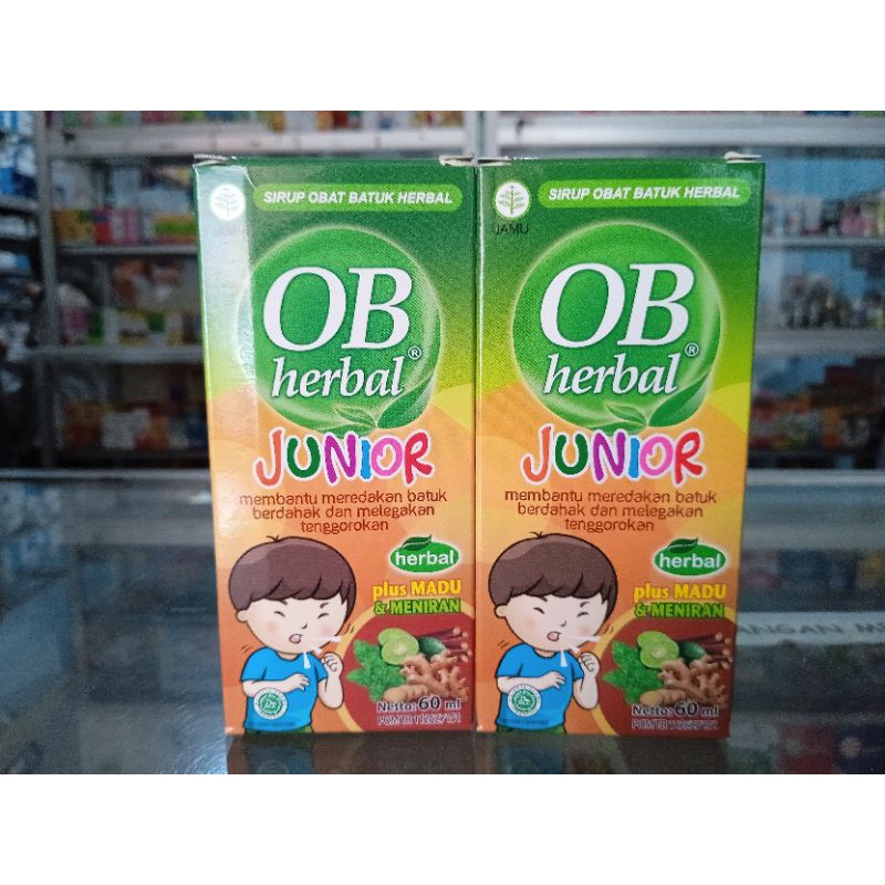 Jual OB HERBAL JUNIOR SYRUP 60ML | Shopee Indonesia