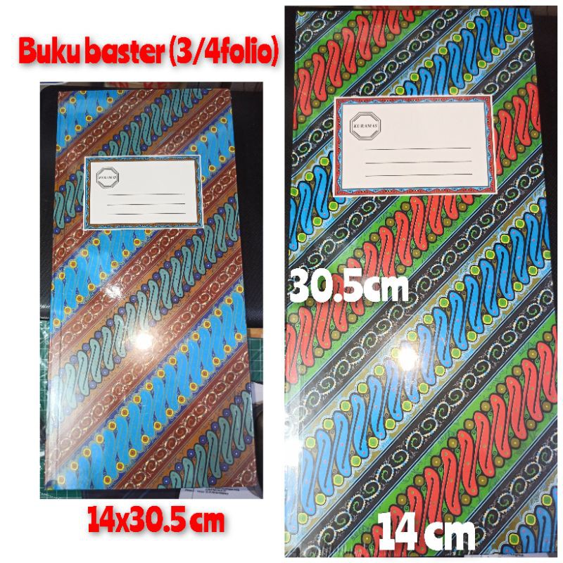 Jual BUKU BASTER 100 LEMBAR ( 3/4 FOLIO ) KURAMAS , BASTER PAPERLINE 100 | Shopee Indonesia