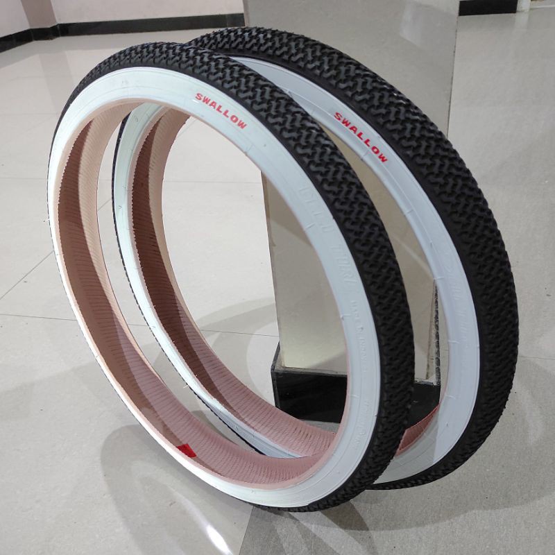 Jual Ban Luar Sepeda 20 x 1.75 Swallow List Putih Classic / Ban Swallow 20 x 1 75 Deli Tire ...