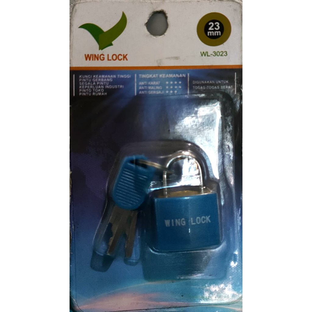 Jual Wing Lock Gembok / Padlock 23mm | Shopee Indonesia