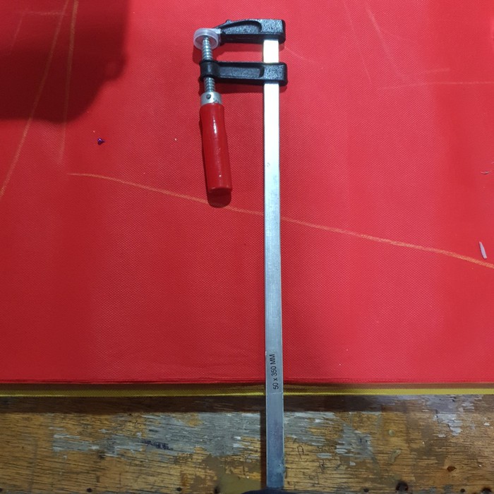 Jual (MEI) clamp F ukuran 50mm x 350mm alat penjepit | Shopee Indonesia