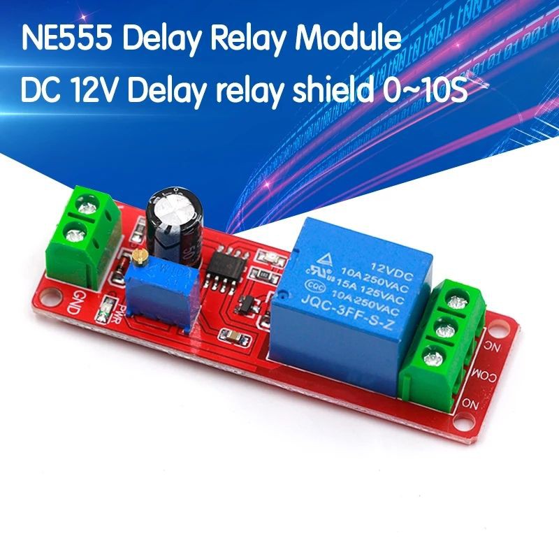 Jual Modul NE555 DC 12V Pull Delay Timer NE 555 Switch Relay Adjustable ...