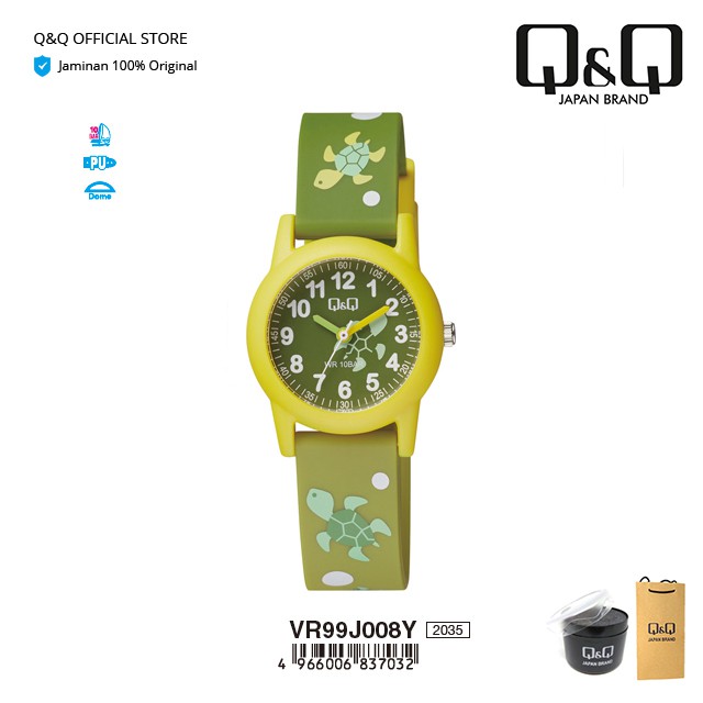 Jual Q&Q QQ QnQ Jam Tangan Anak Analog - VR99 VR99J Water Resist 10 BAR | Shopee Indonesia