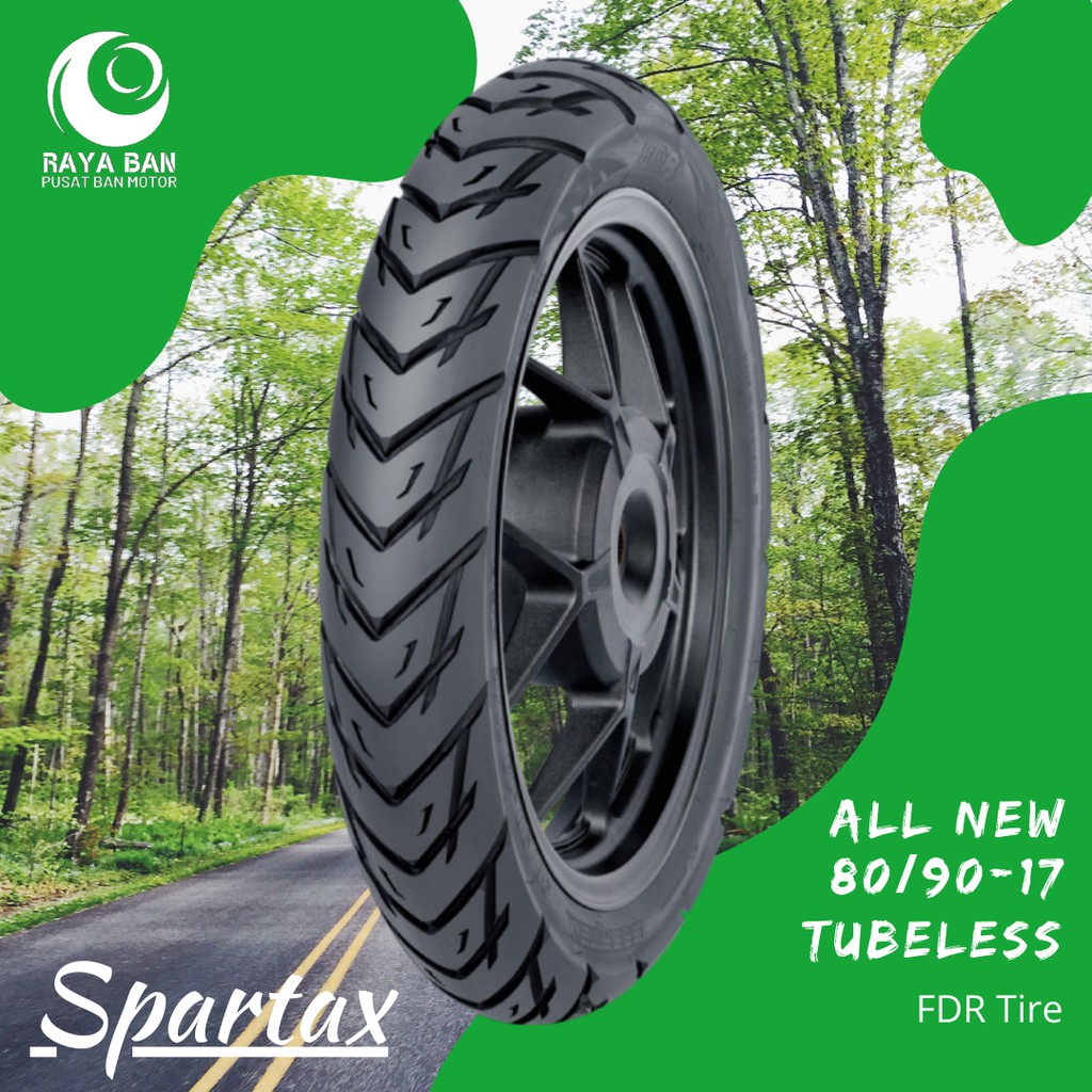 Jual Ban Motor FDR Spartax 80/90-17 TL | Shopee Indonesia