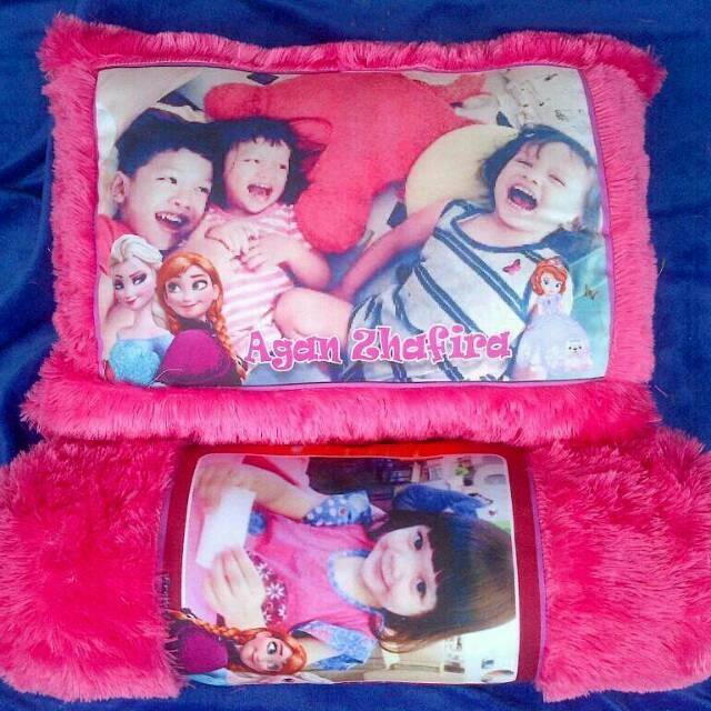 Jual Bantal Foto Bantal Custom Foto Kado Hadiah Ulang Tahun Bantal ...